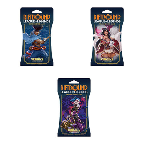 Riftbound: League of Legends TCG - Set One: Origins Sleeved Booster Pa – Tycho's Games